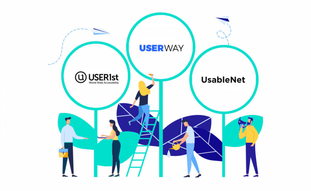 Accessibility Solutions: User1st, UsableNet, UserWay compared